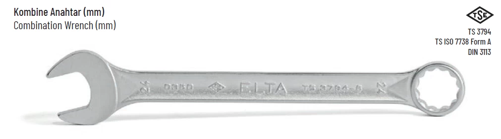 Elta Kombine Anahtar 19 Mm - allkaria.com