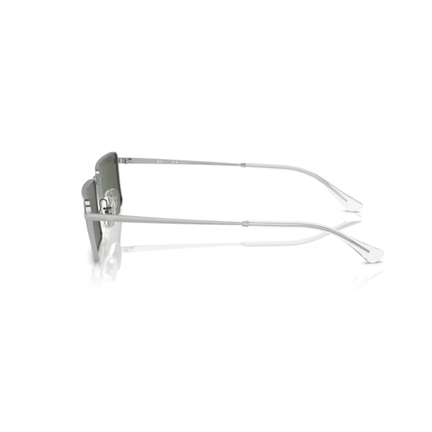 Ray-ban Rb 3741 0039a 59 Unisex Dikdörtgen Gri Metal Güneş Gözlüğü ...