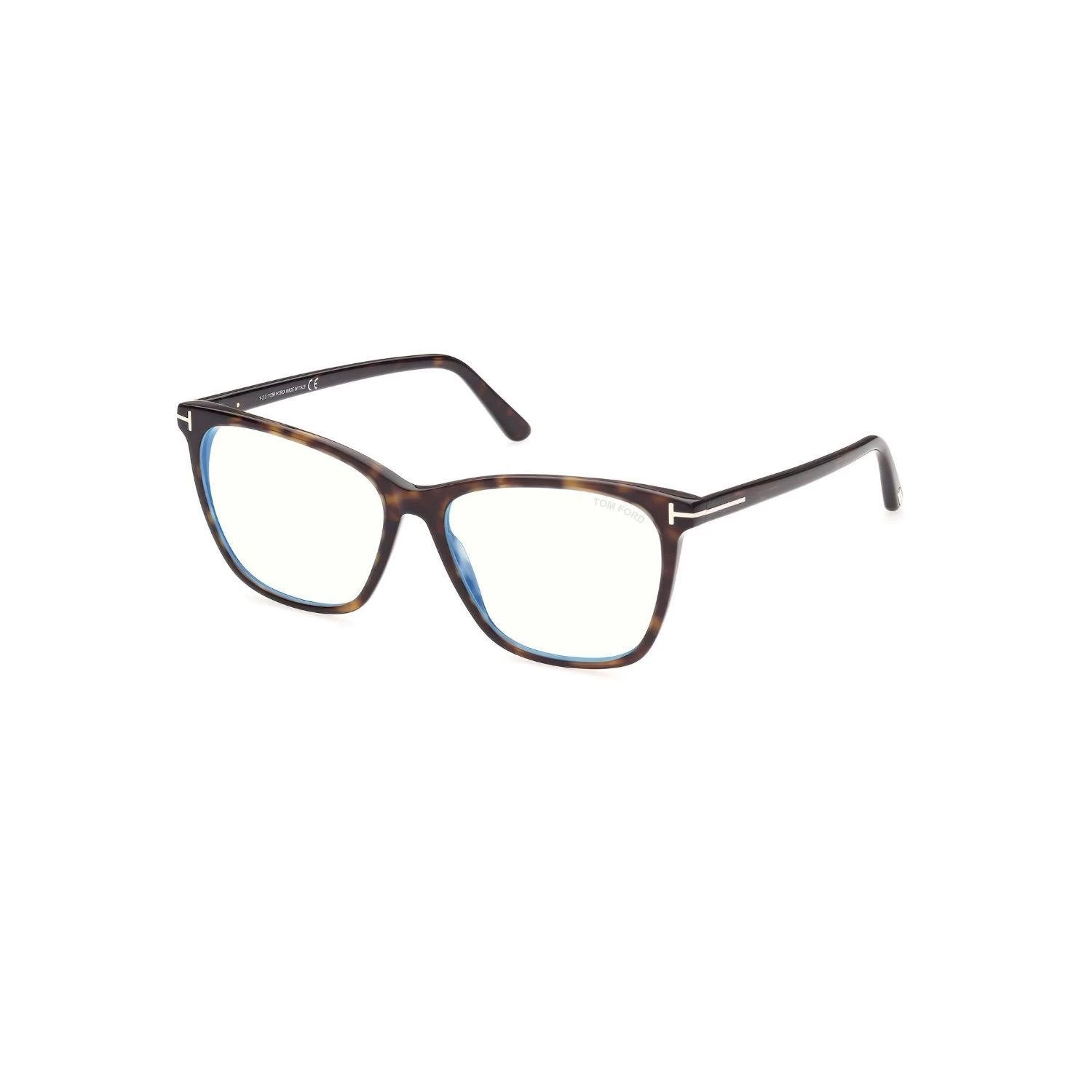 Tom Ford Tf 5762B 052 55 Kadın Kare Kırçıllı Kahverengi Kemik Mavi Işık ...